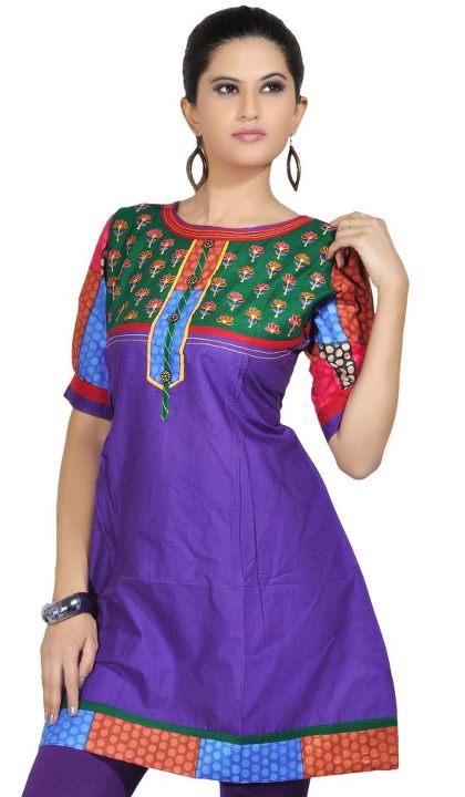 Modern Women's Tunic Tops Collection 2012 | Designer Kurtis Neck | News ...