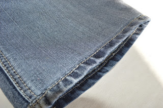 Sew Fine: Euro Hem Method of Shortening Jeans.