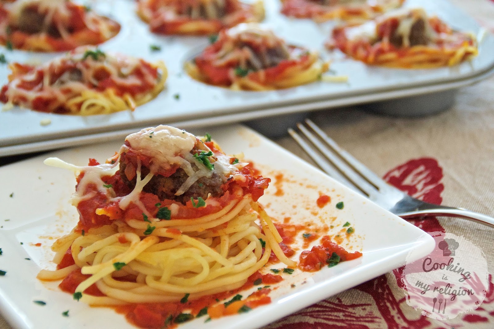 Cooking Is My Religion: Spaghetti Meatball Bites