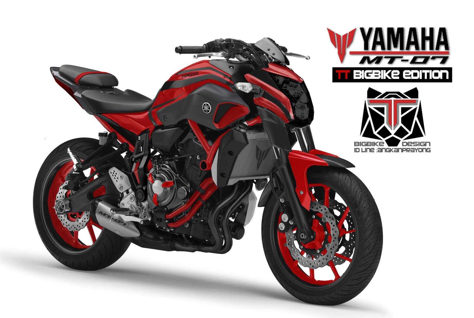TT BIGBIKE DESIGN: YAMAHA MT-07 DESIGN CONCEPT #1