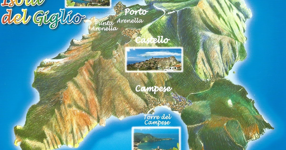 MY POSTCARD-PAGE: ITALY ~ Giglio Island - Arcipelago Toscano National ...