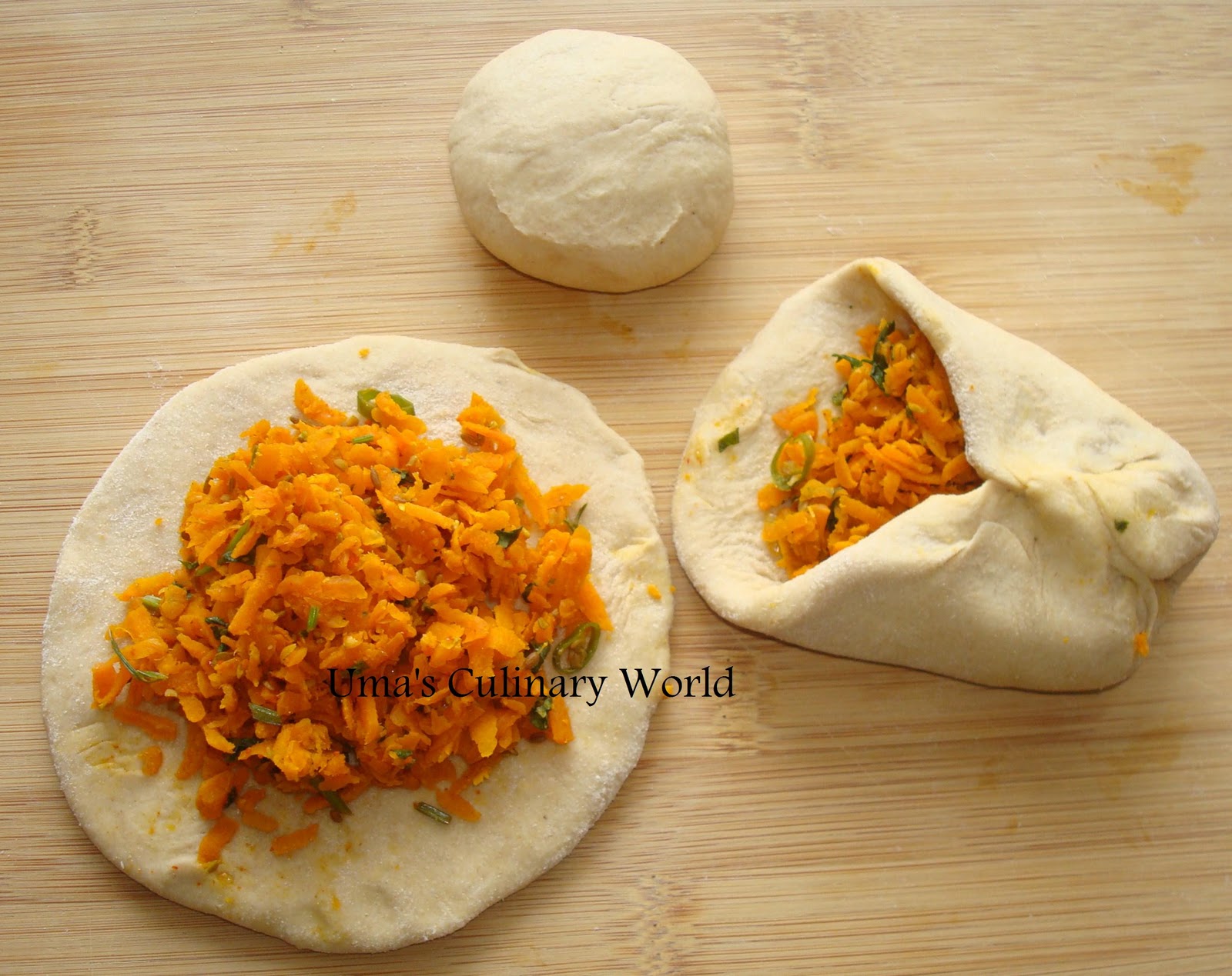 Gajar (Carrot) Parathas