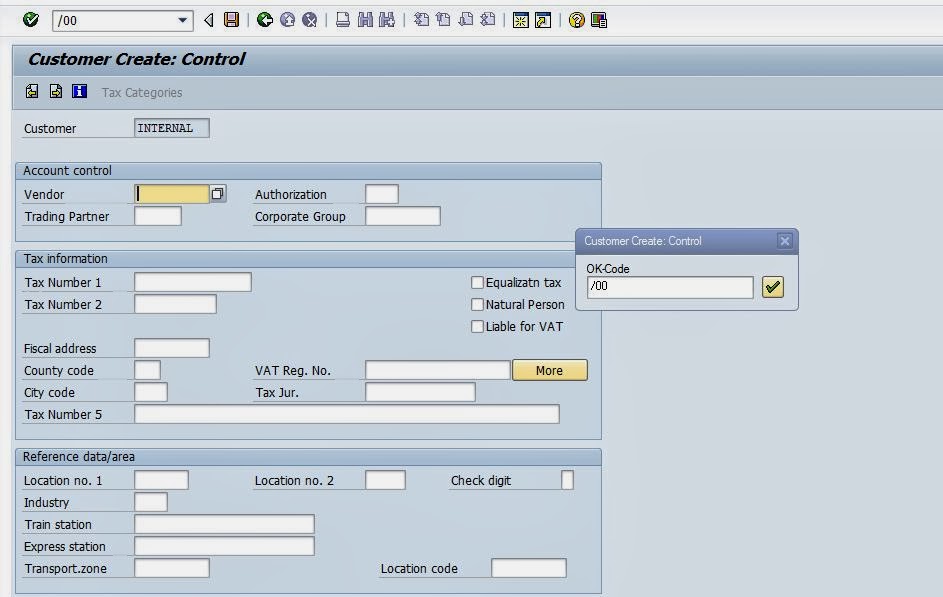 TECHSAP : BDC with table control for Customer Master