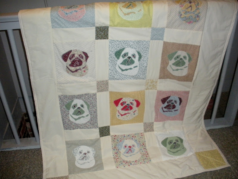 Pug Possessed: Pug Quilt