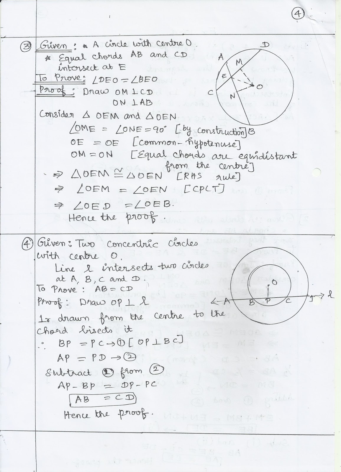 CBSE Class IX & X Mathematics: CIRCLES