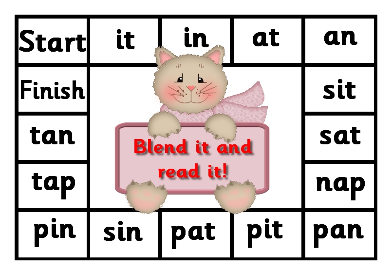 Debbie's Resource Cupboard: satpin, blend it and read it