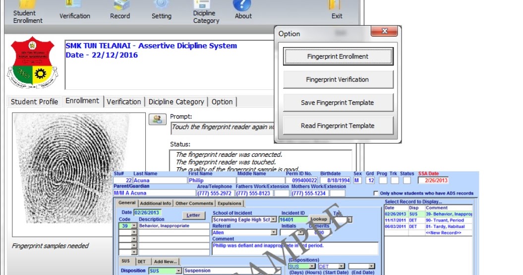 A Glimpse at Excel Visual basic Application: Finger Print (Digital ...