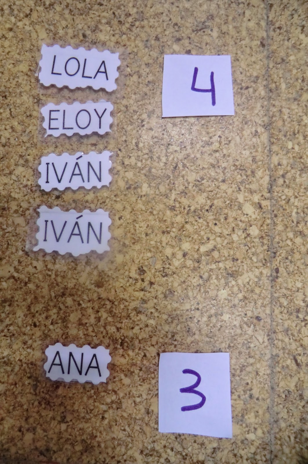 El blog de María: JUGAMOS CON LAS LETRAS DE NUESTRO NOMBRE