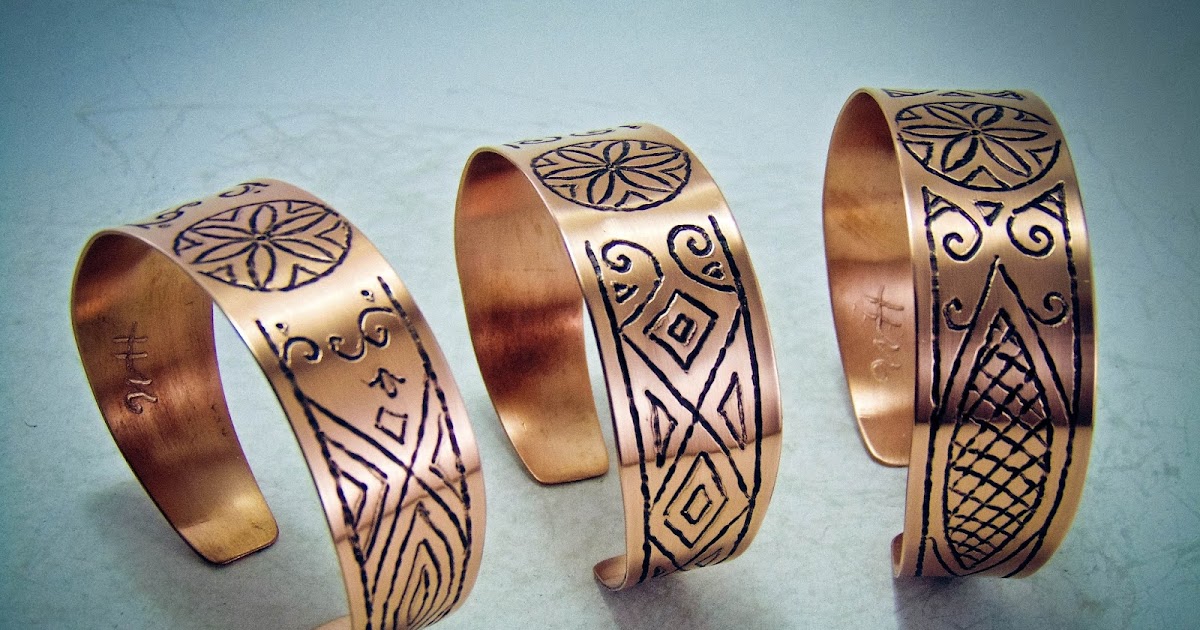 Bratari handmade din cupru