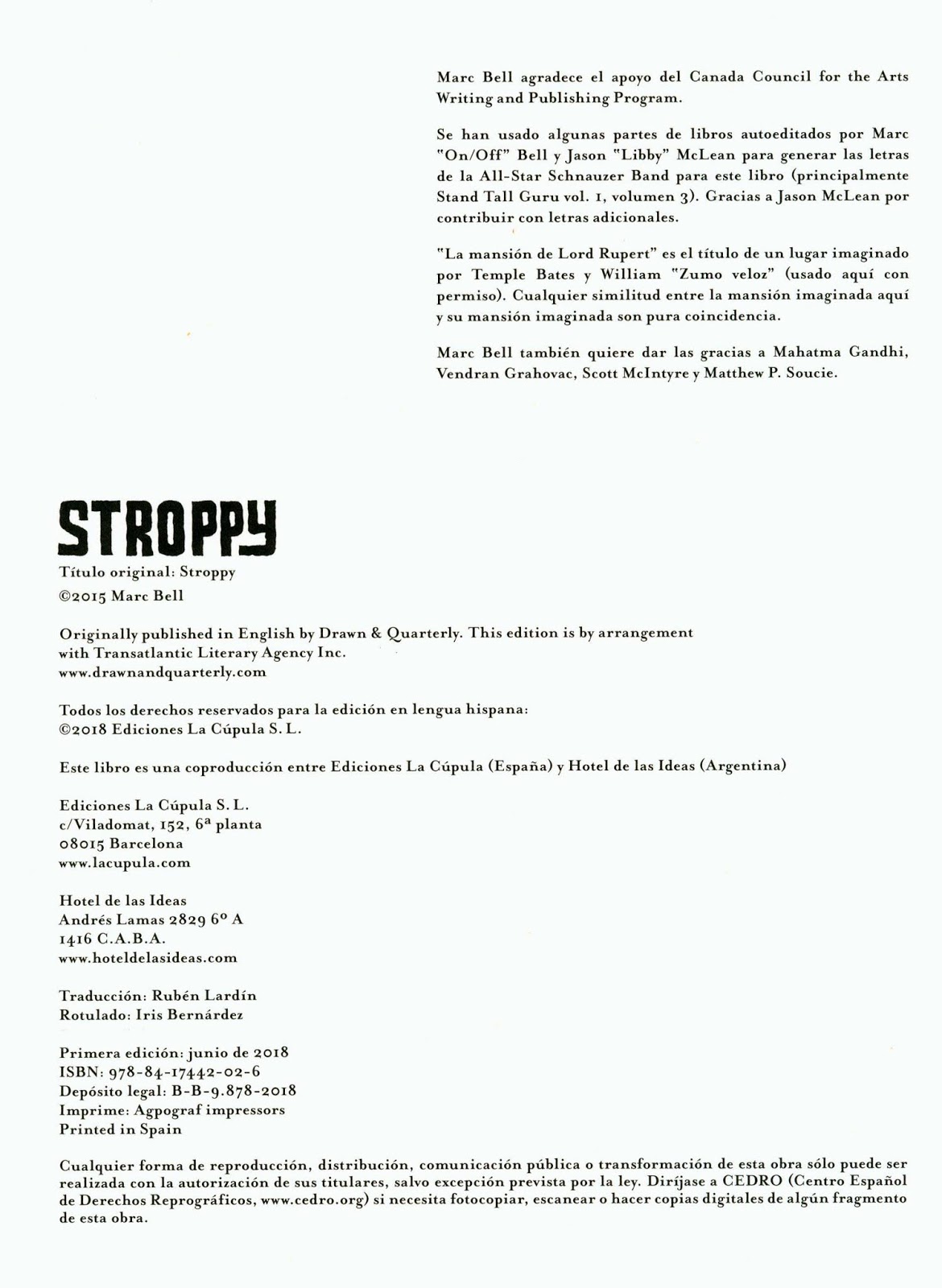 Galicia Comic: Stroppy