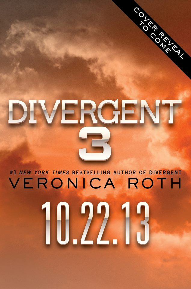 Sarah's Reviews - Reading: Cover Reveal: Allegiant (Divergent, Book 3)