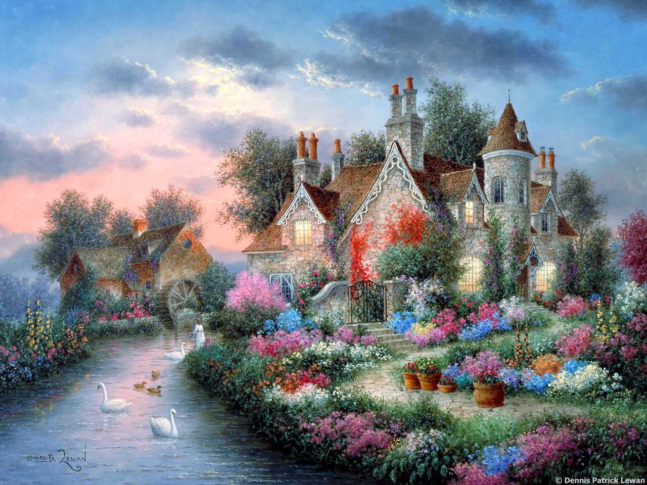 Dennis Lewan, 1943 | Romantic painter | Tutt'Art@ | Pittura * Scultura ...