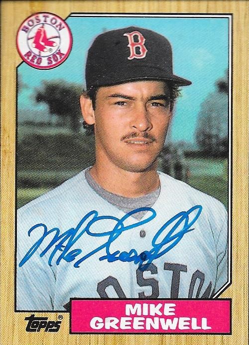 foul bunt: TTM Success - Mike Greenwell