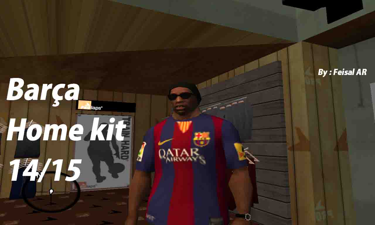 FC Barcelona 14/15 Home Kit (GTA San Andreas) | Feisal AR Mods