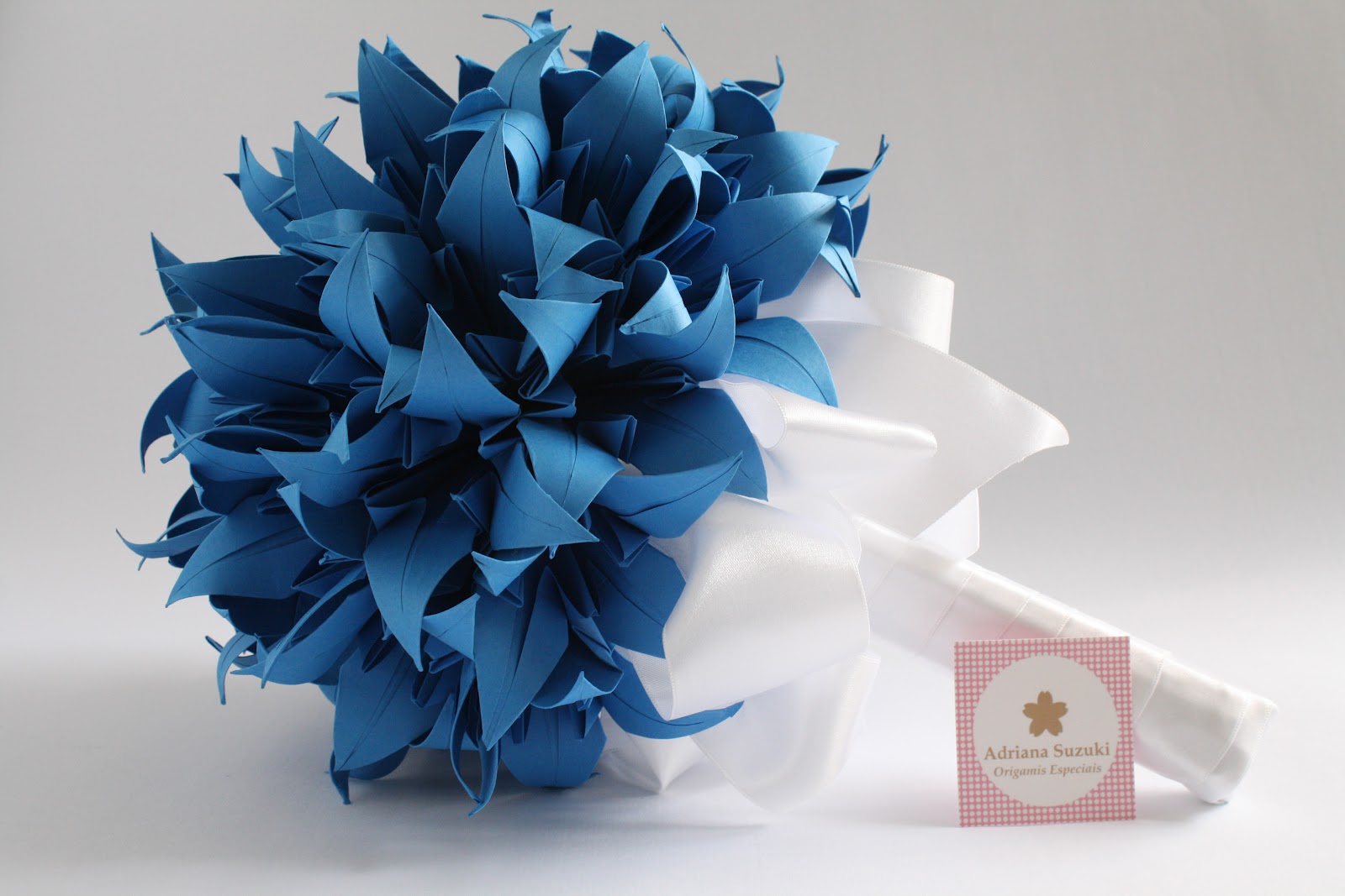 Adriana Suzuki: Bouquet de casamento | Azul royal