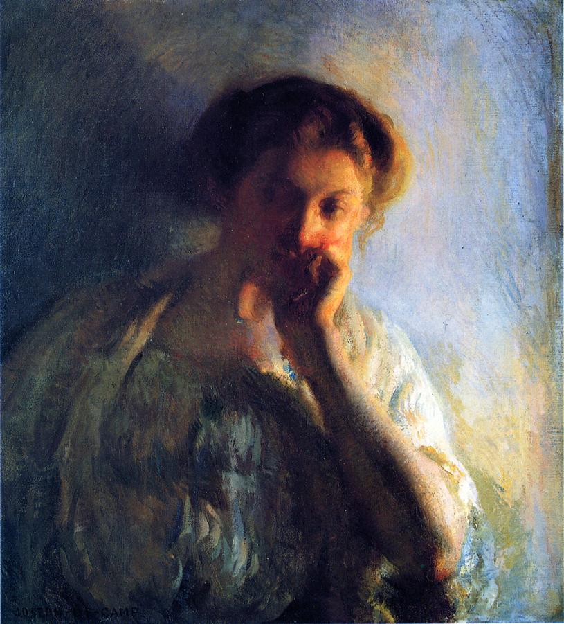 Joseph DECAMP (1858-1923) | Catherine La Rose ~ The Poet of Painting