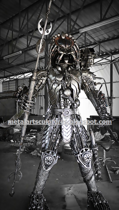 Metal art sculpture predator ~ Metal art sculpture