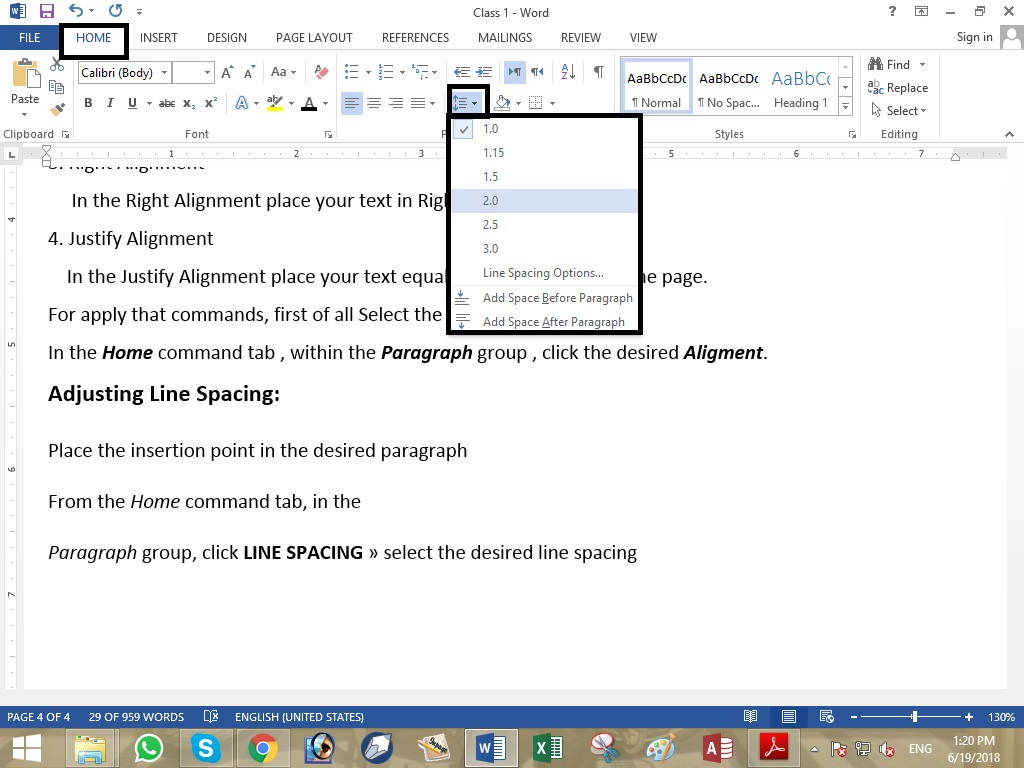 Adjusting Line Spacing In MS Word Computer Free Courses adjusting-line-spacing-in-ms-word-computer-free-courses