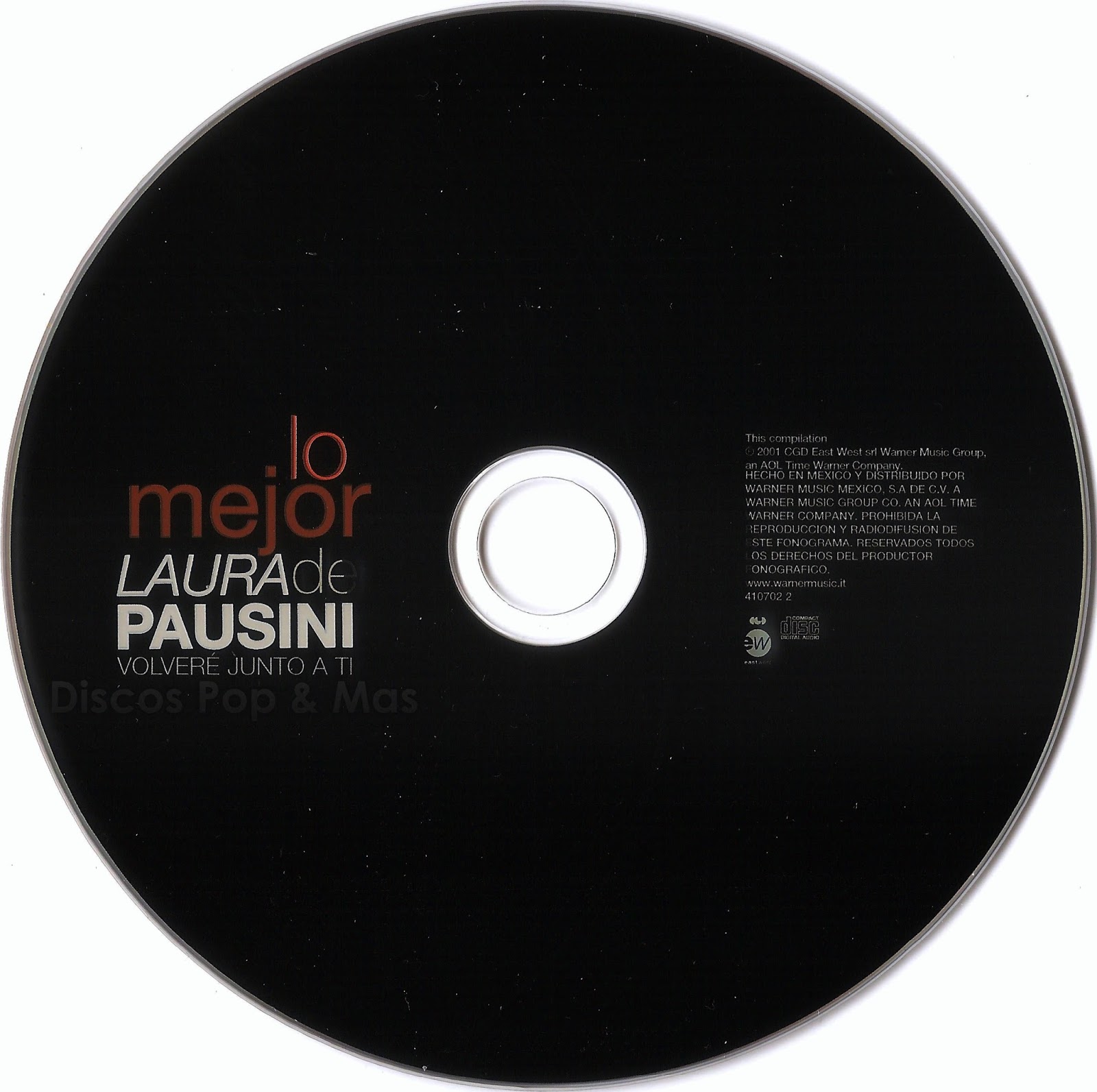 Discos Pop And Mas Laura Pausini Lo Mejor De Laura Pausini Volveré