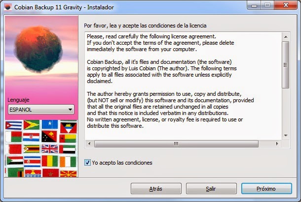Guía de instalación de Cobian Backup 11 | Sandrita - Software engineer