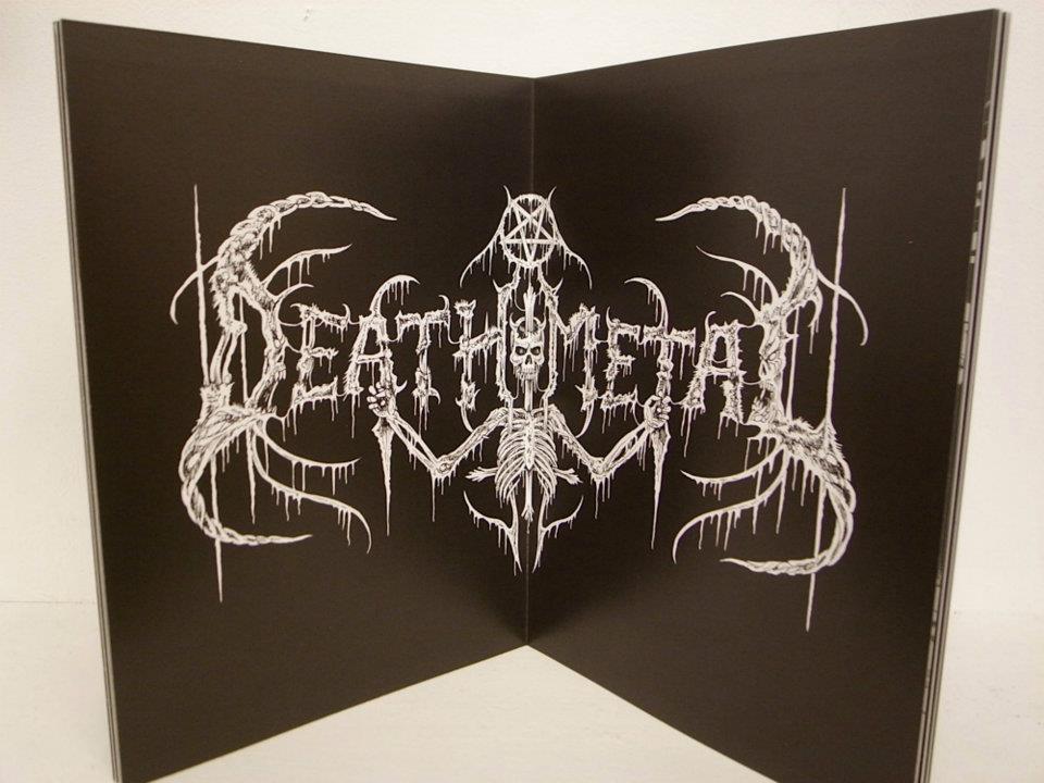 DEATH BY METAL by galeria de muerte: DEATH METAL zine