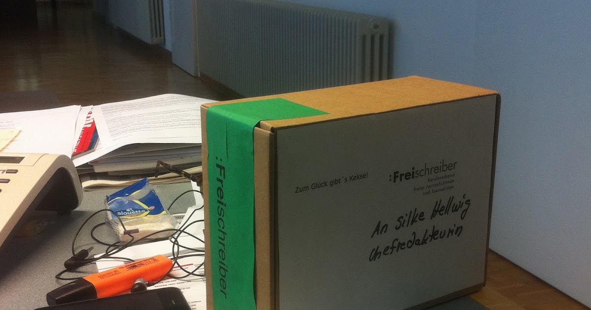 Leser-Kurier: Kekse für Silke Hellwig und die "Weser Kurier"-Redaktion