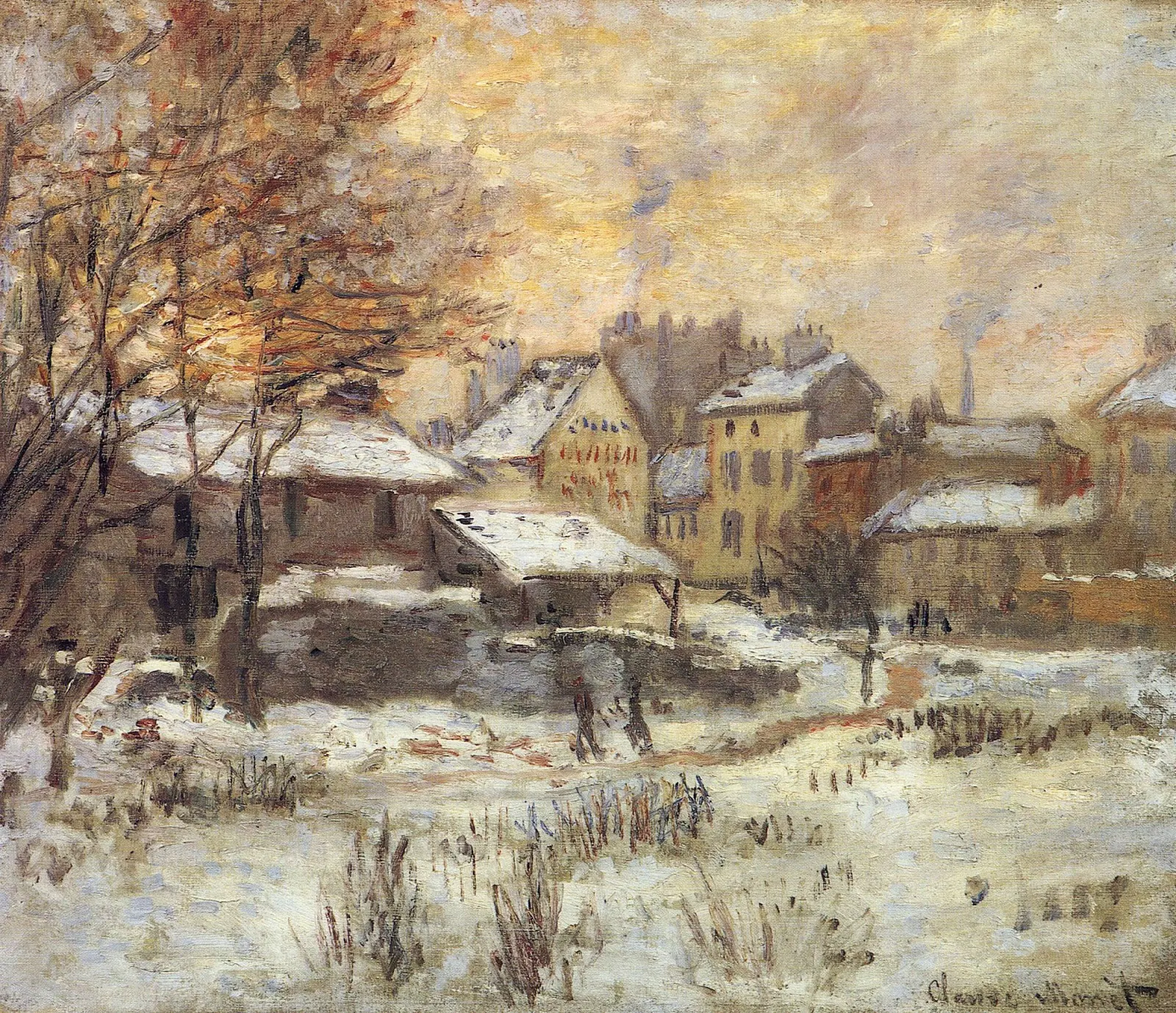 Claude Monet ~ Snow Effect | Winter landscapes | Tutt'Art@ | Pittura ...