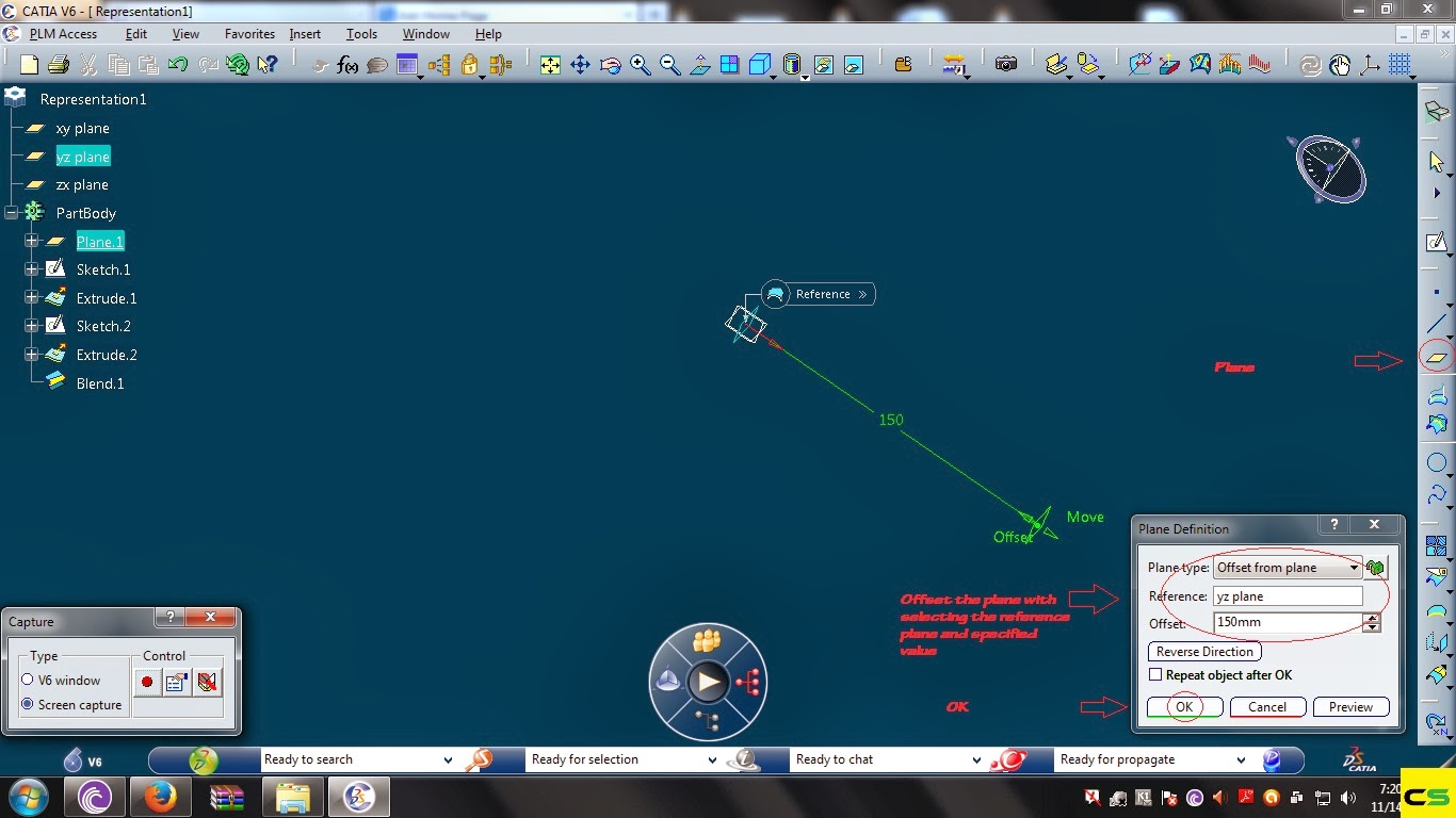 How To Create A Blend Surface In Catia Caddskills