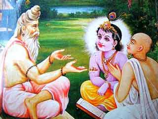 Guru Sandipani(guru of Lord Krishna) explains about Yoga in Shree ...