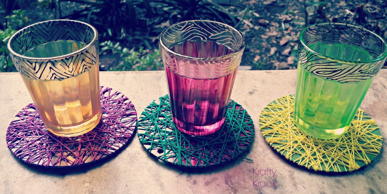 Krafty Krook: DIY: Quirky Coasters from CD's and Price Tags