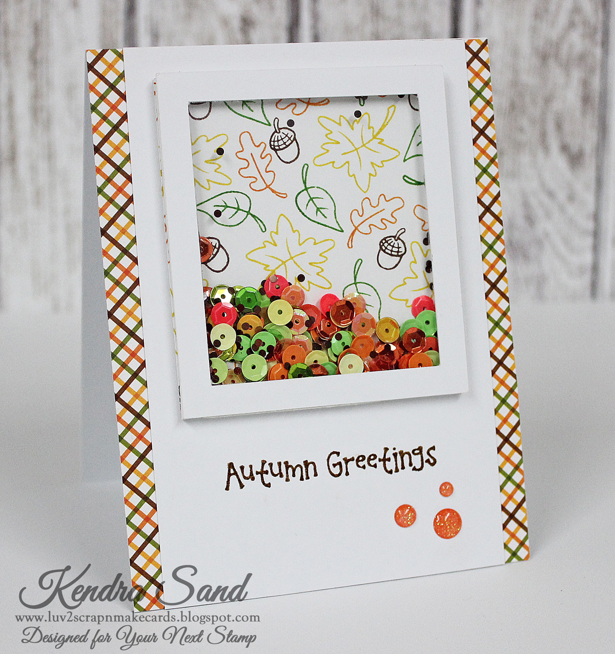 Luv 2 Scrap n' Make Cards: Autumn Greetings