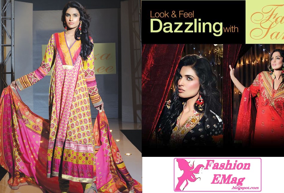 Alkaram Faiza Samee Lawn Collection 2012-2013 | Fashion World