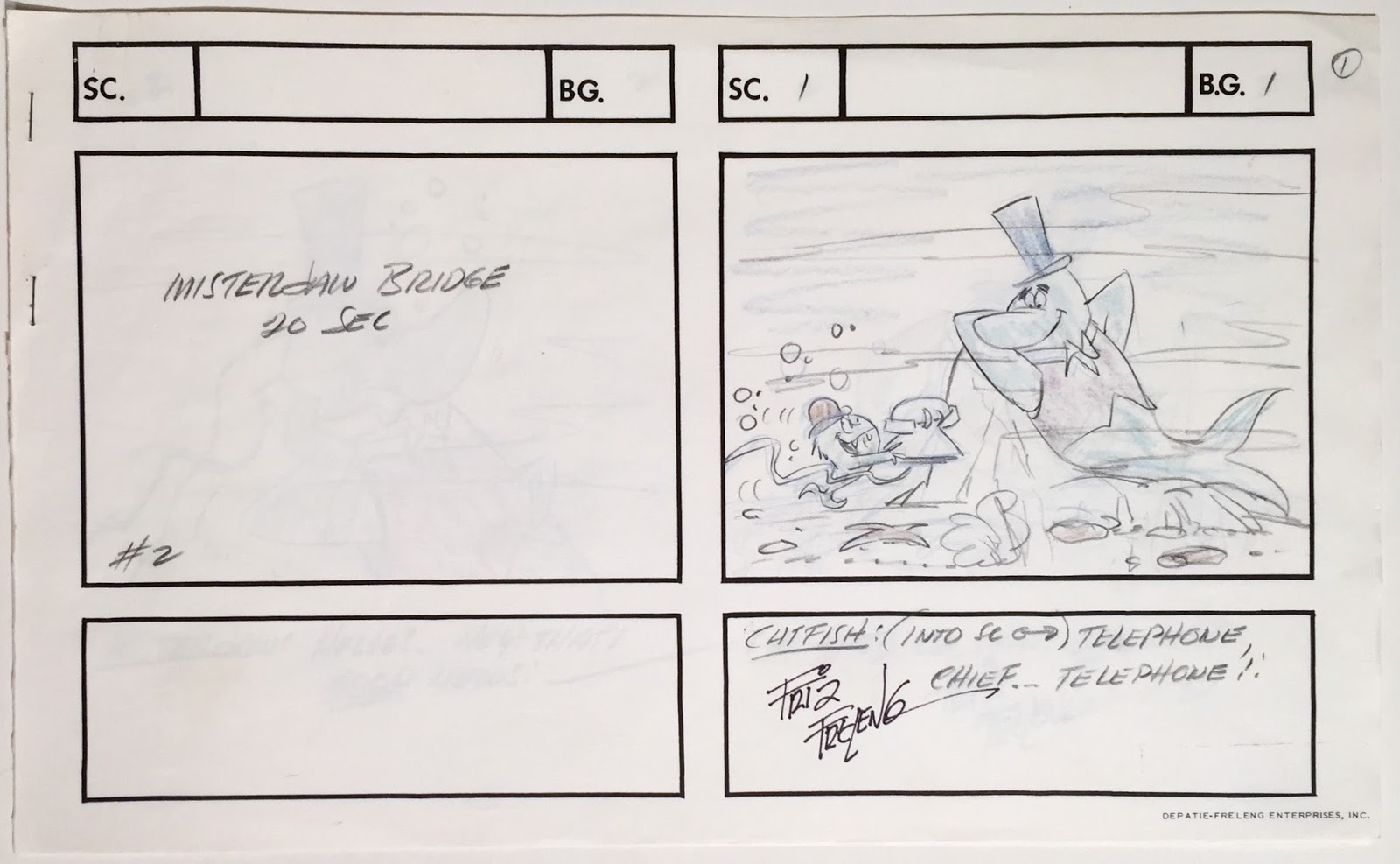 Animation Collection: Complete 4 Page MisterJaw-Supershark Friz Freleng ...