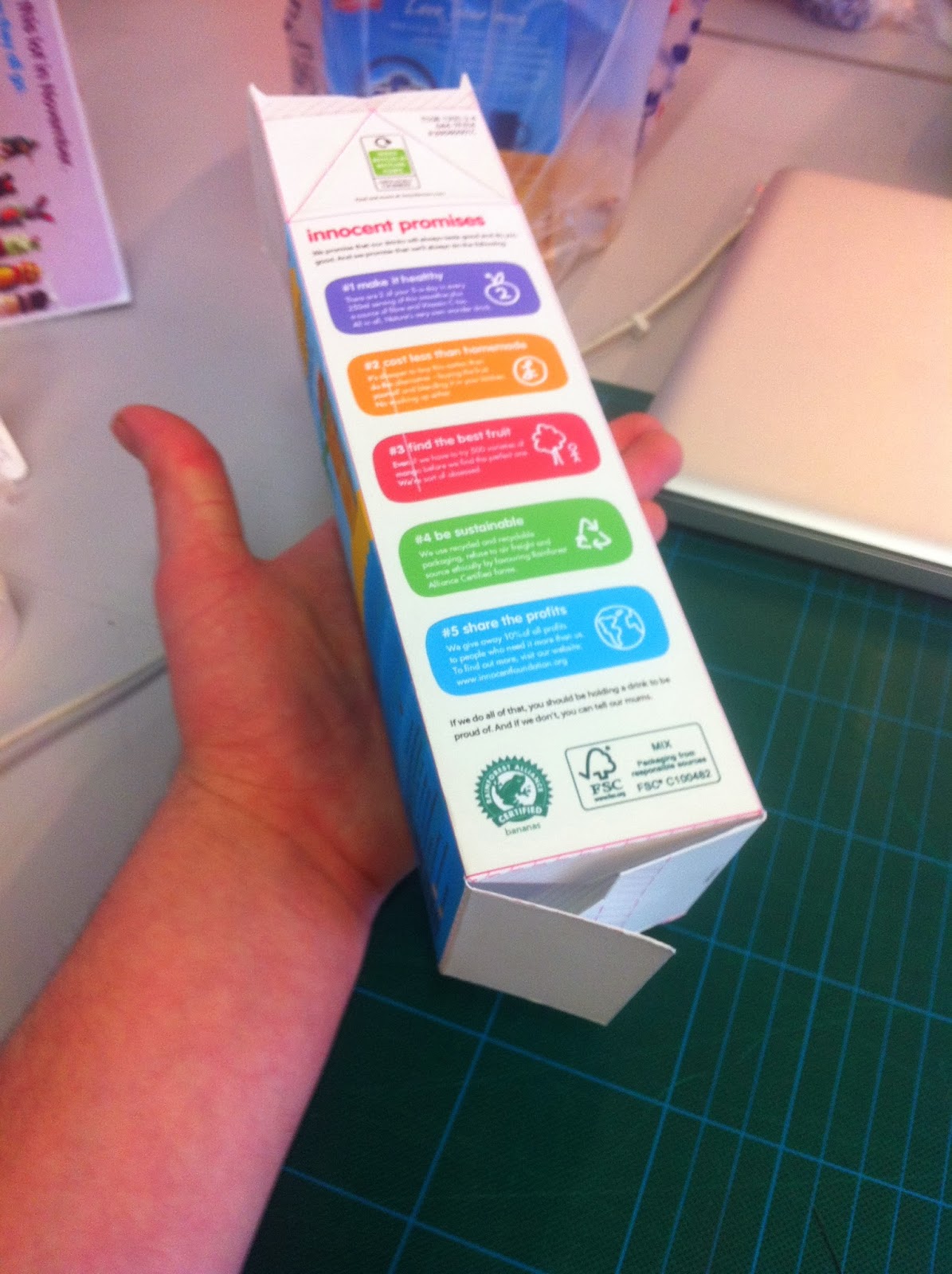 Extended Practice : Innocent Drinks// Packaging Revisit