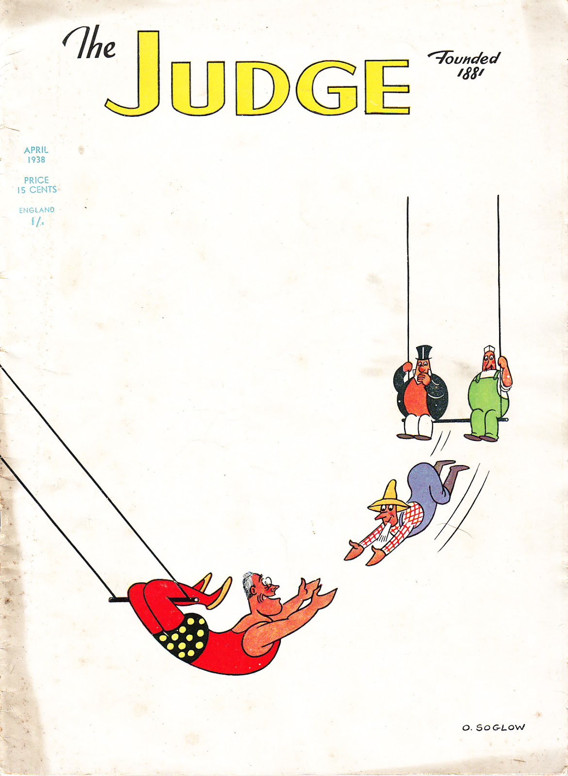 Mike Lynch Cartoons: The Judge Magazine April 1938