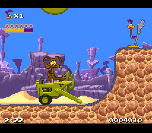Super Adventures in Gaming: Road Runner's Death Valley Rally (SNES)