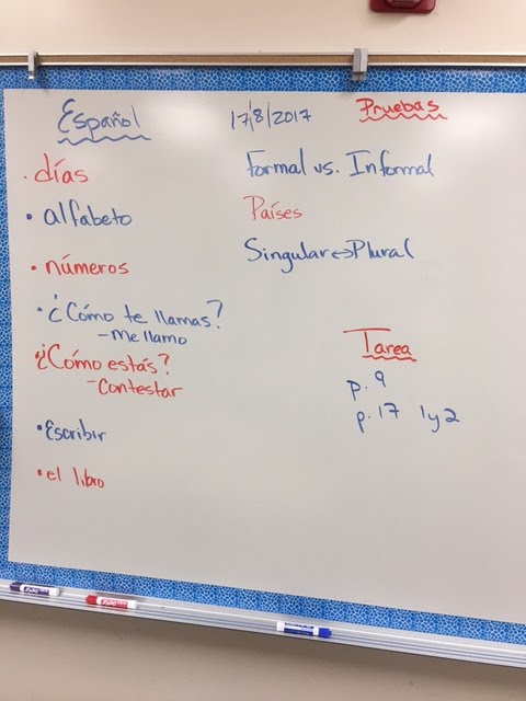 Miss Grandbois' Spanish Class