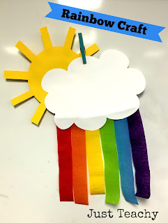 Spring Rainbow Craft | Just Teachy