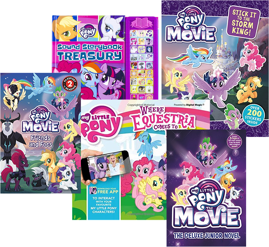 Equestria Daily - MLP Stuff!: Six More Pony Book Covers, Both Deluxe ...