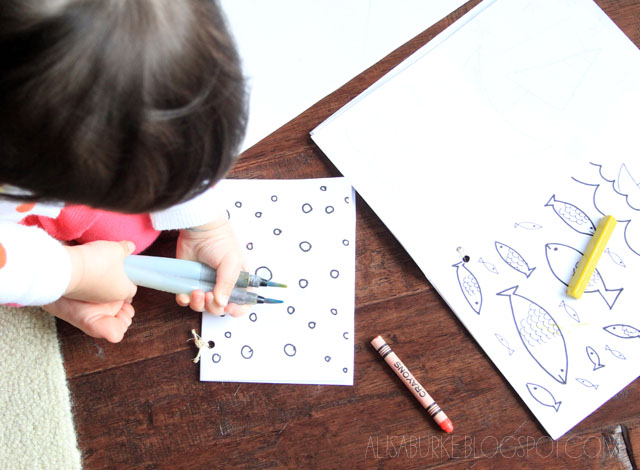 alisaburke: handmade coloring book