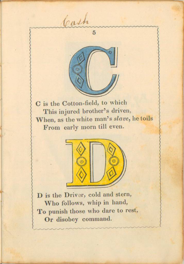 The Anti-Slavery Alphabet: A Remarkable 1846 Primer for Children ...