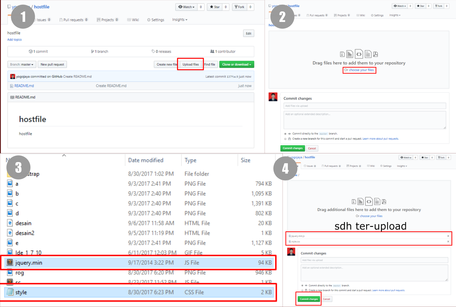 Cara Praktis dan Gratis Hosting File JS, CSS, HTML | WeBaik Cara Praktis dan Gratis Hosting File JS, CSS, HTML | WeBaik