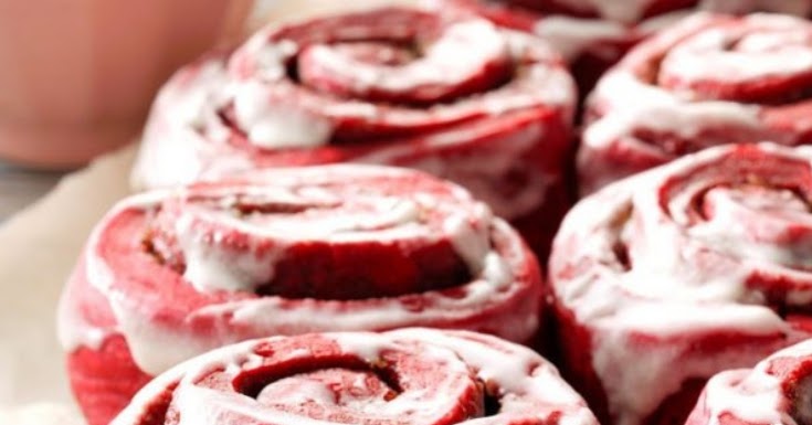 Red Velvet Cinnamon Rolls - Best Recipest