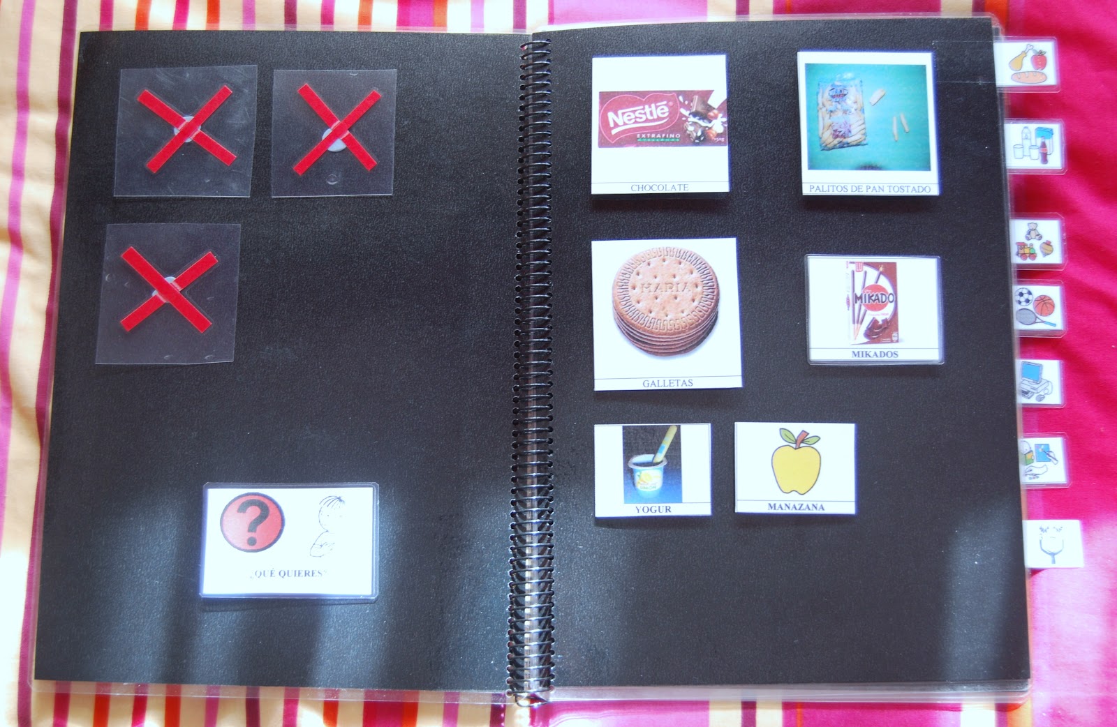 El baúl de A.L: PECS: Cuaderno / tablero de comunicación