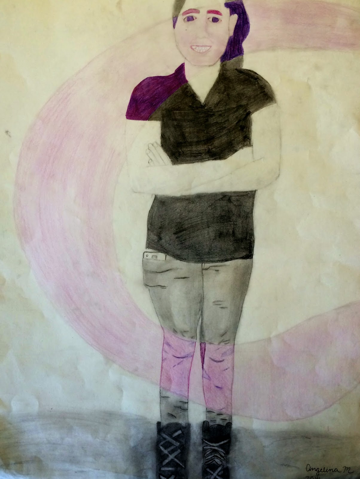 Art in the Classroom by Danielle Scicluna: Middle School: Color Streak ...