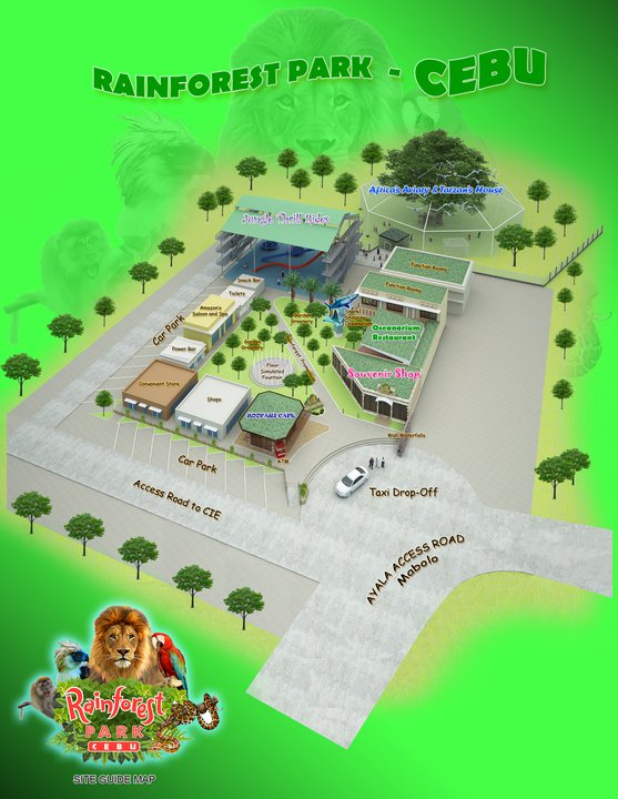 rainforest park cebu: Location