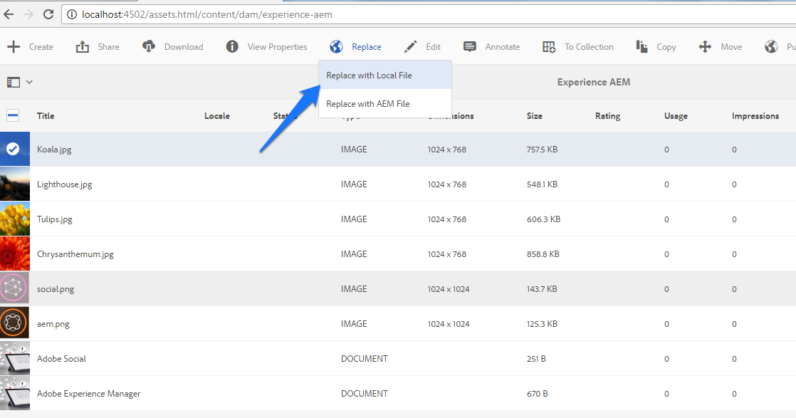 Experiencing Adobe Experience Manager (AEM, CQ): AEM 62 - Touch UI ...