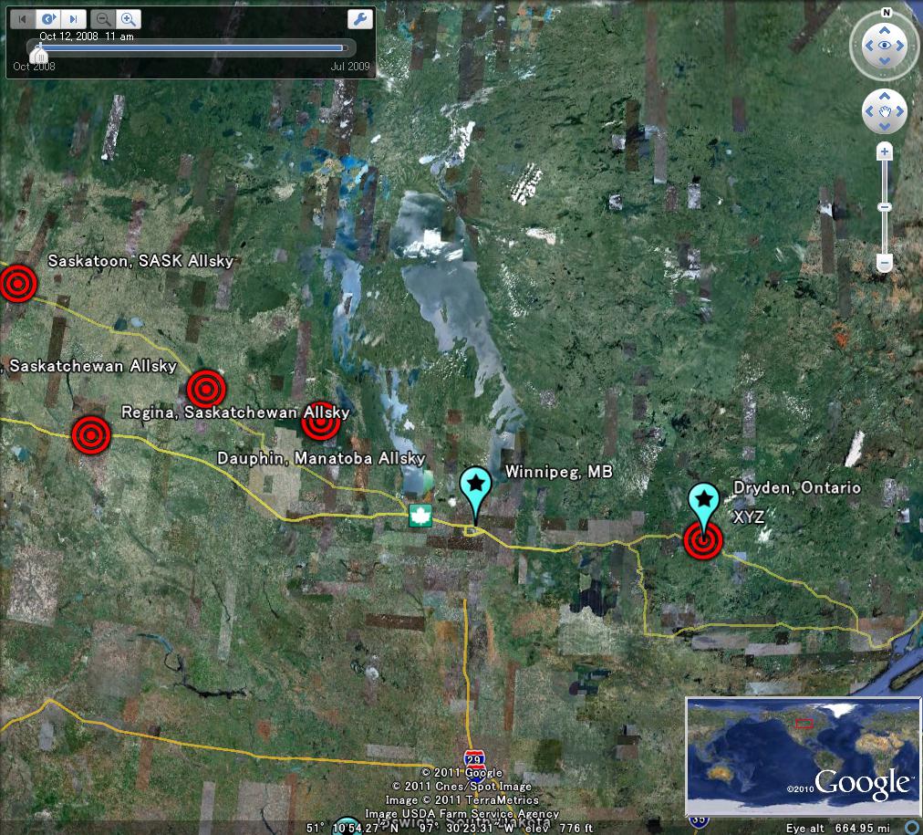 The Latest Worldwide Meteor/Meteorite News: Dryden, Ontario Canada ...