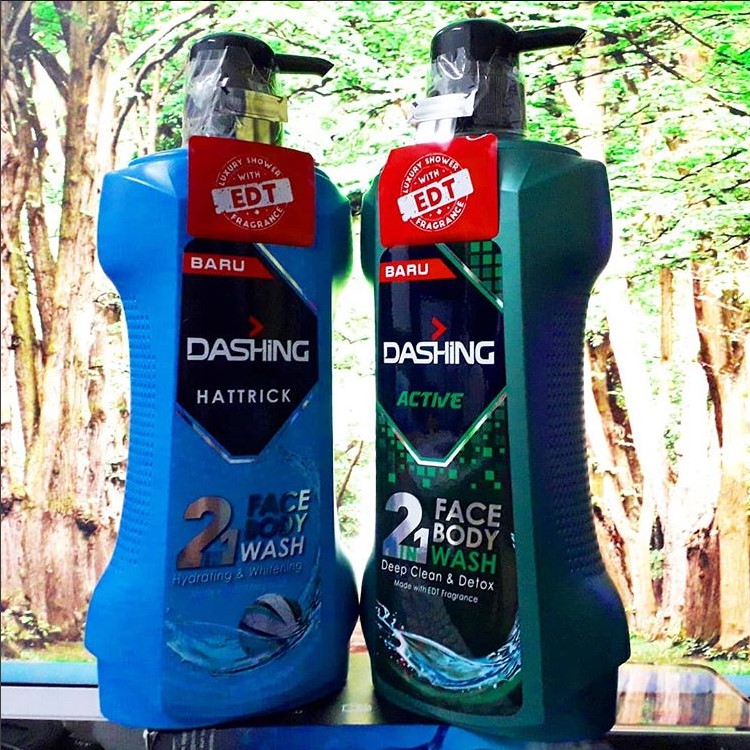 Dashing 2 in 1 Face and Body Wash : Pelengkap Mandian Si Jejaka