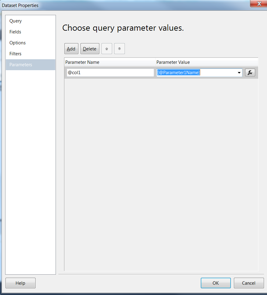 Create a SSRS report using Dynamic Query without Stored Procedure